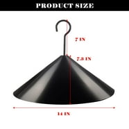 16-inch Wrap Around Black Squirrel Baffle（PVC Environmentally friendly ...