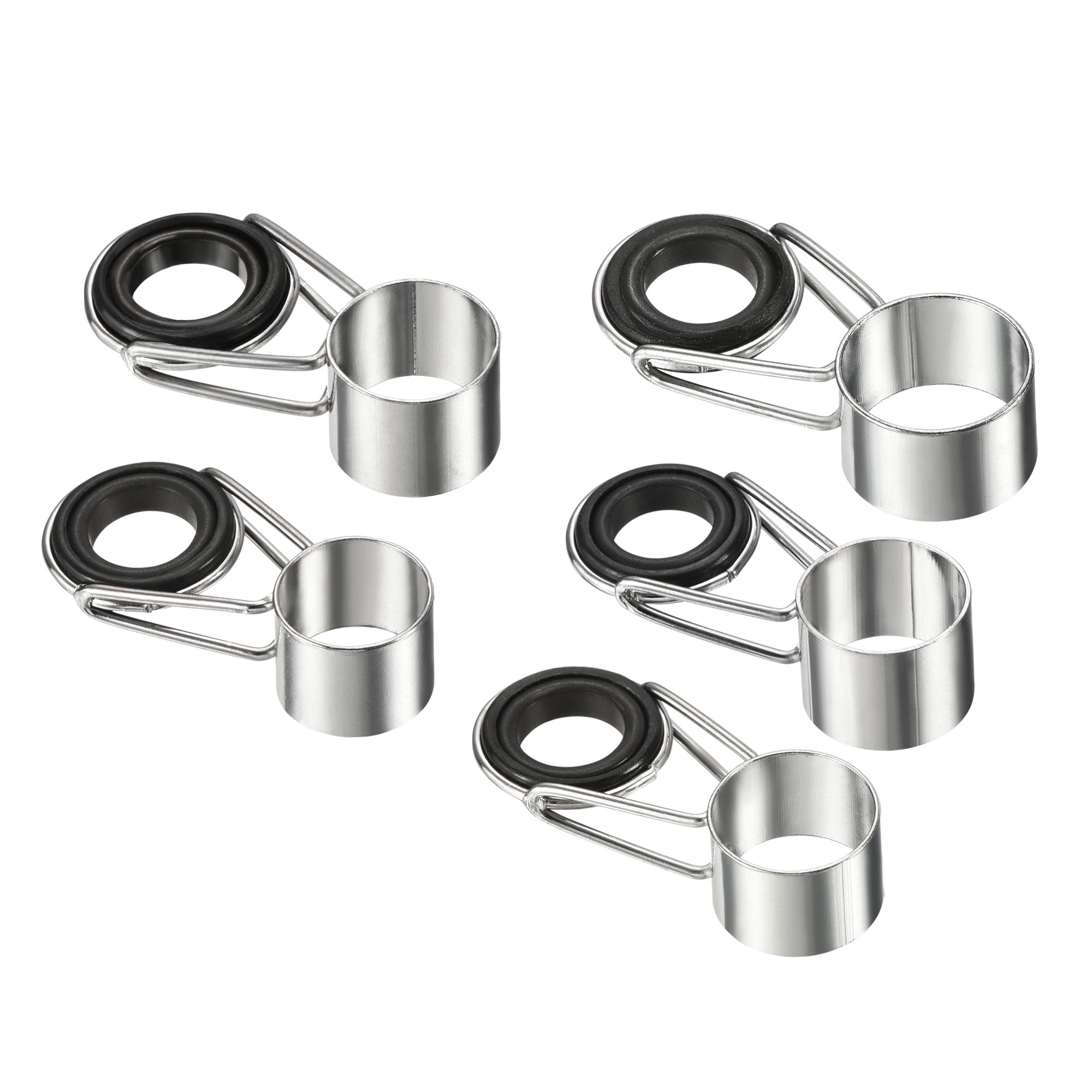 12-14.2mm Tube Dia Iron Fishing Rod Guide Repair Kit Set Line Ring, 30 ...
