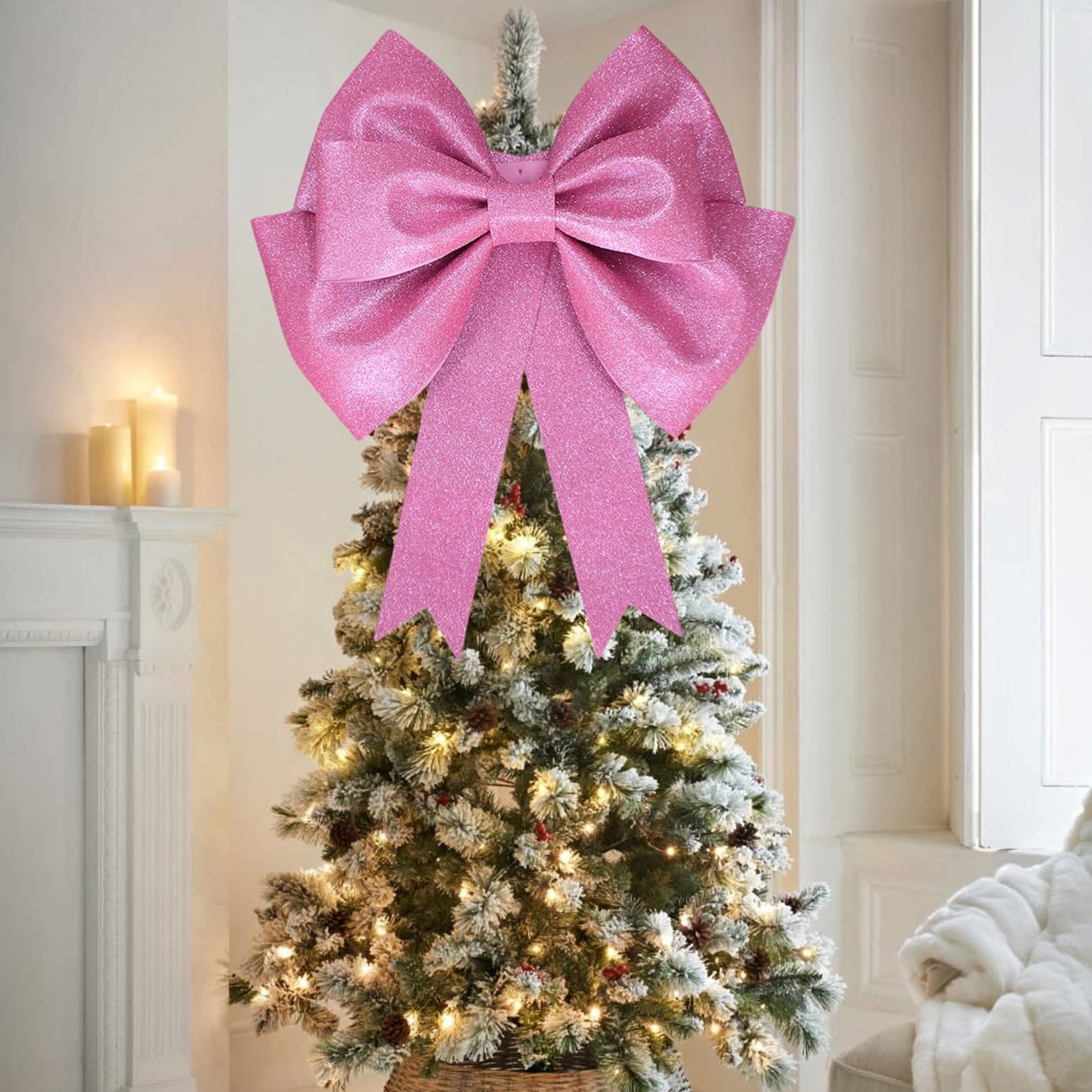 12*14 In Large Christmas Bows Decorations, Velvet Bows for Christmas ...