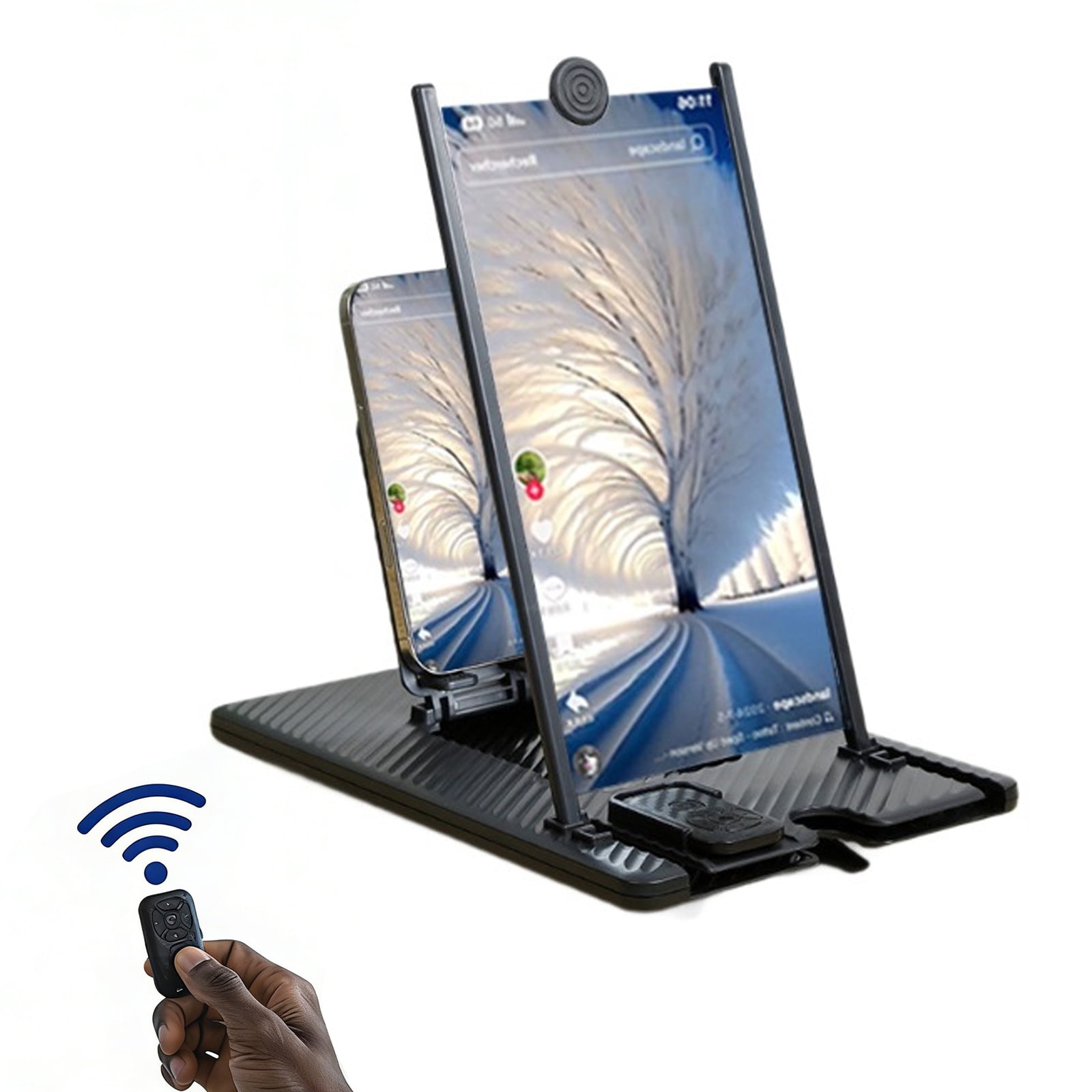 12/14Inch Vertical Smartphone Screen Amplifier with Remote Control ...