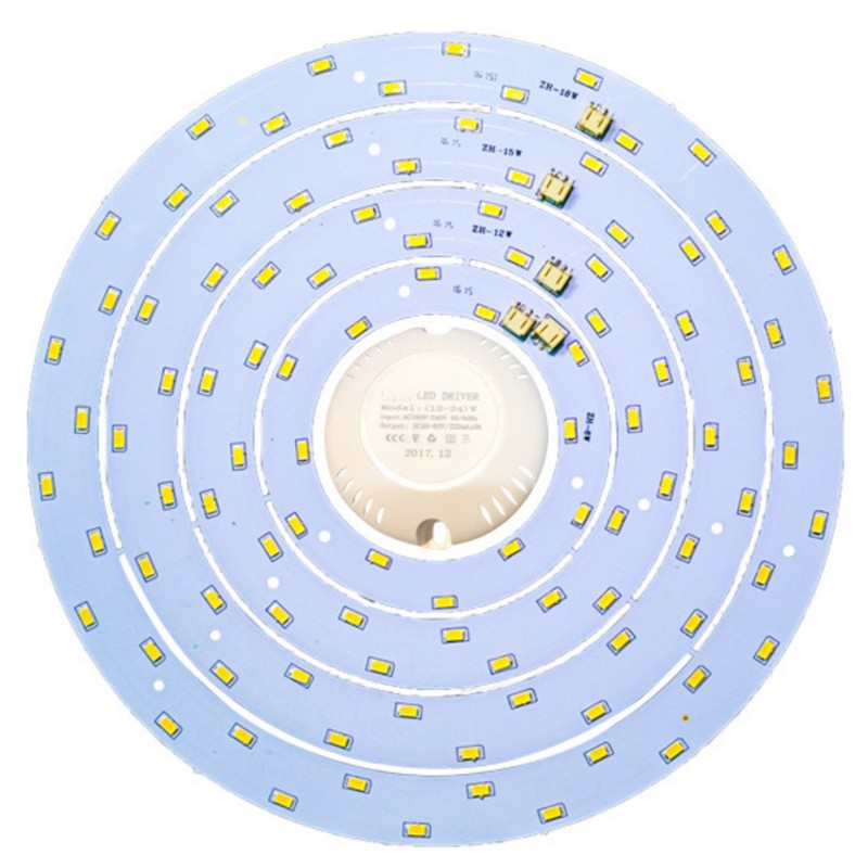 12/15/18W Circle Shaped 5730 LED Panel Ceiling Light Fixtures Board ...