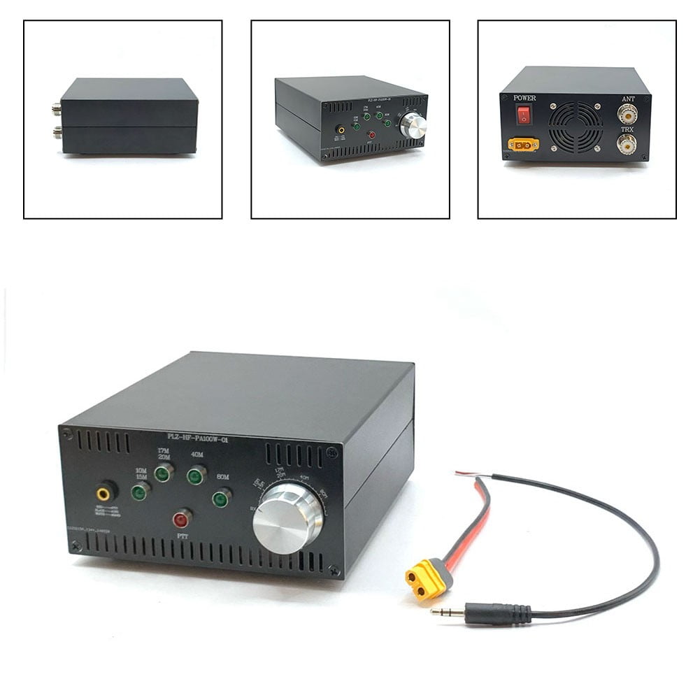 12‑15V 100W Portable Shortwave Power Booster 4-Level Low Pass Filter ...