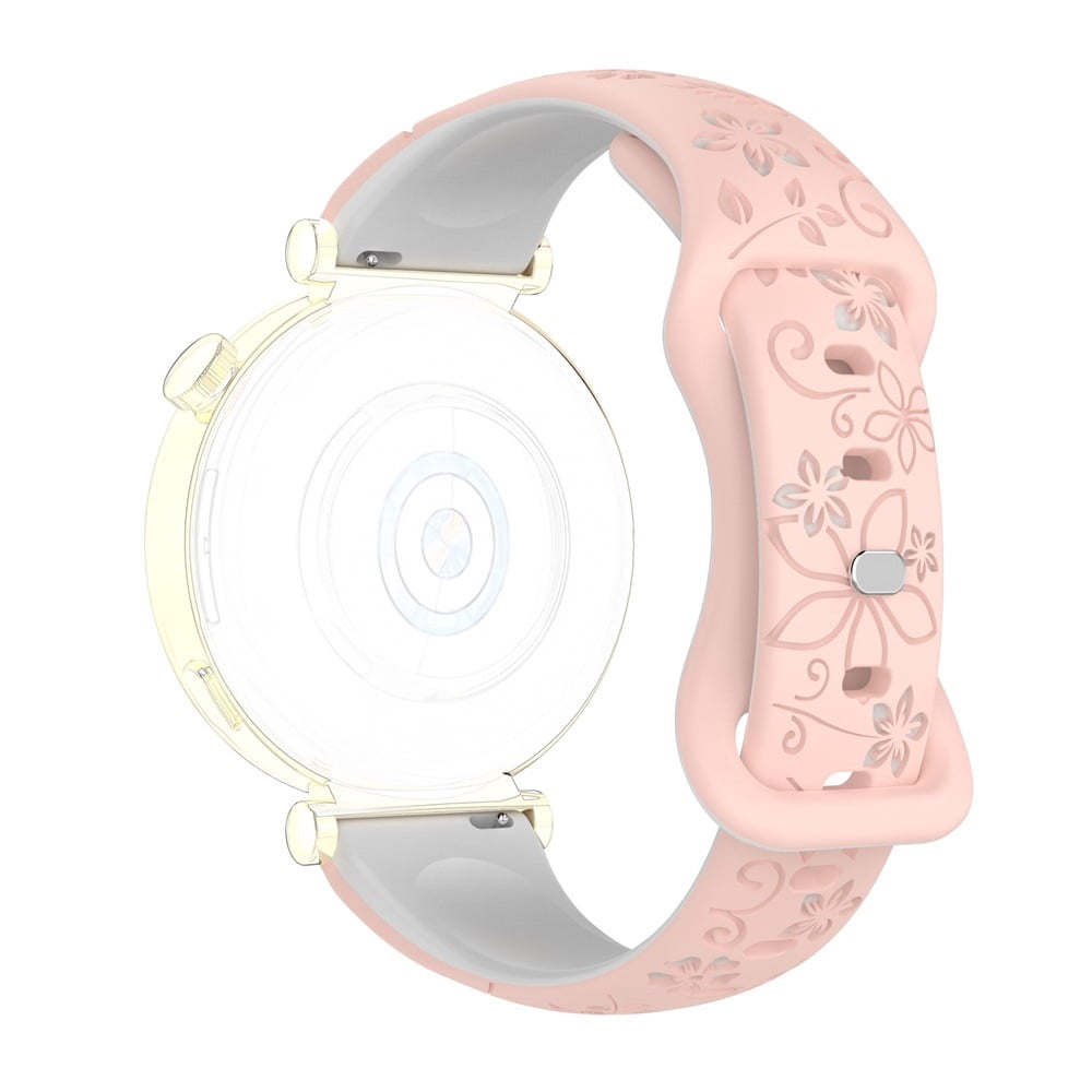 12/16/18/20/22mm Silicone Two-Tone Flower Soft Sport Strap for Amazfit ...