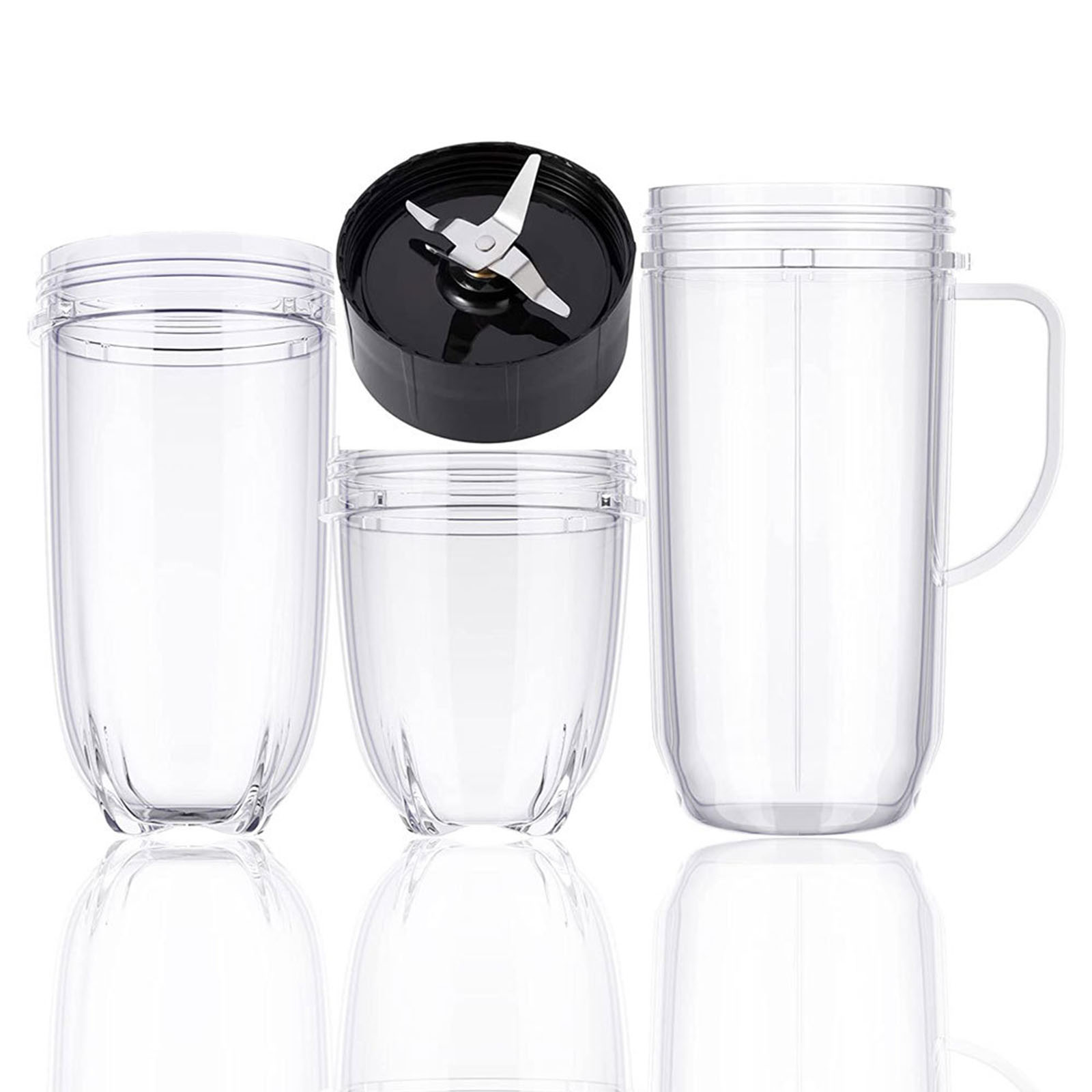 12/16/22oz Electric Juicer Cup Mug with Extractor Blade Lid For Blender ...
