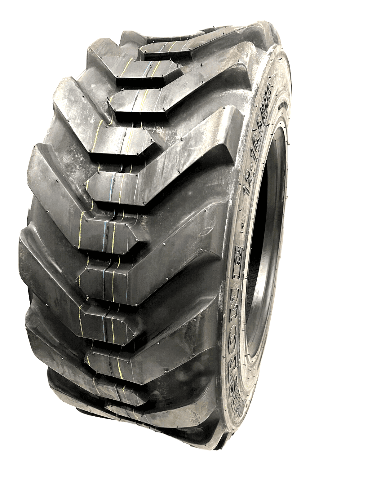 12-16.5 Skid Steer Tire, 12-Ply Heavy Duty 12x16.5 Loader Tire with Rim ...