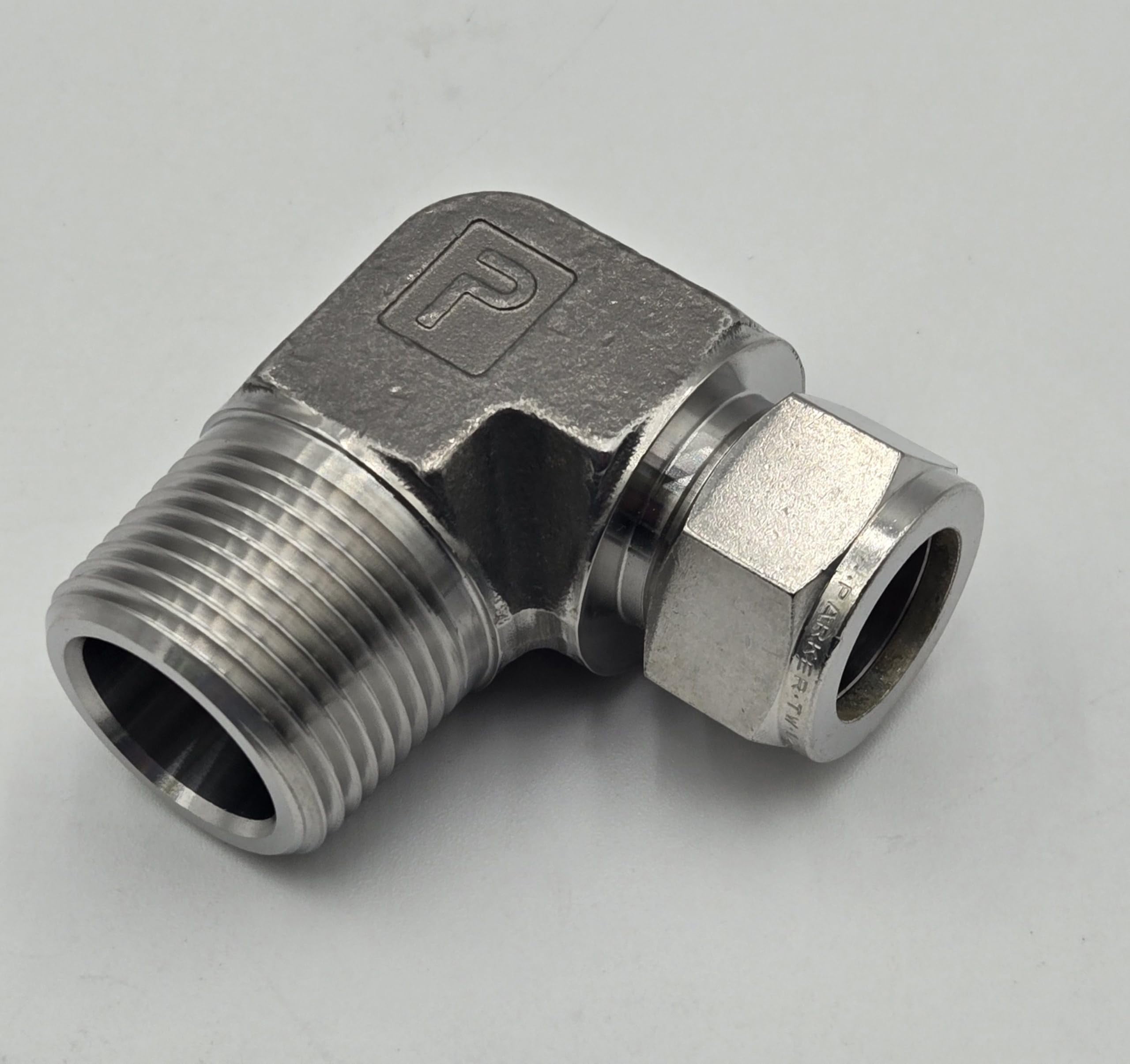 12-16 CBZ-SS | Parker CPI Male Elbow, 3/4" Tube : OD Compression x 1 ...