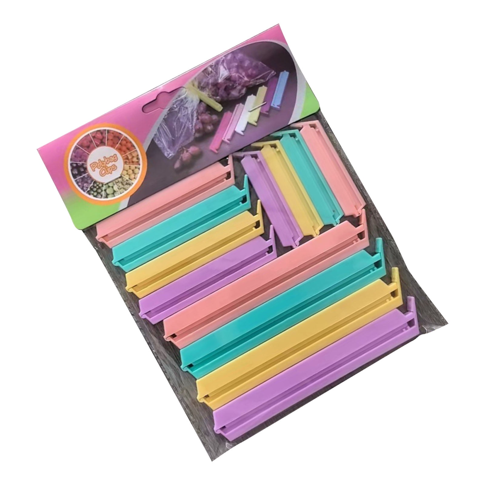 12/16 Piece Sealed Snacks Bag Clip Set Sturdy PP Plastic Sealing Clip ...
