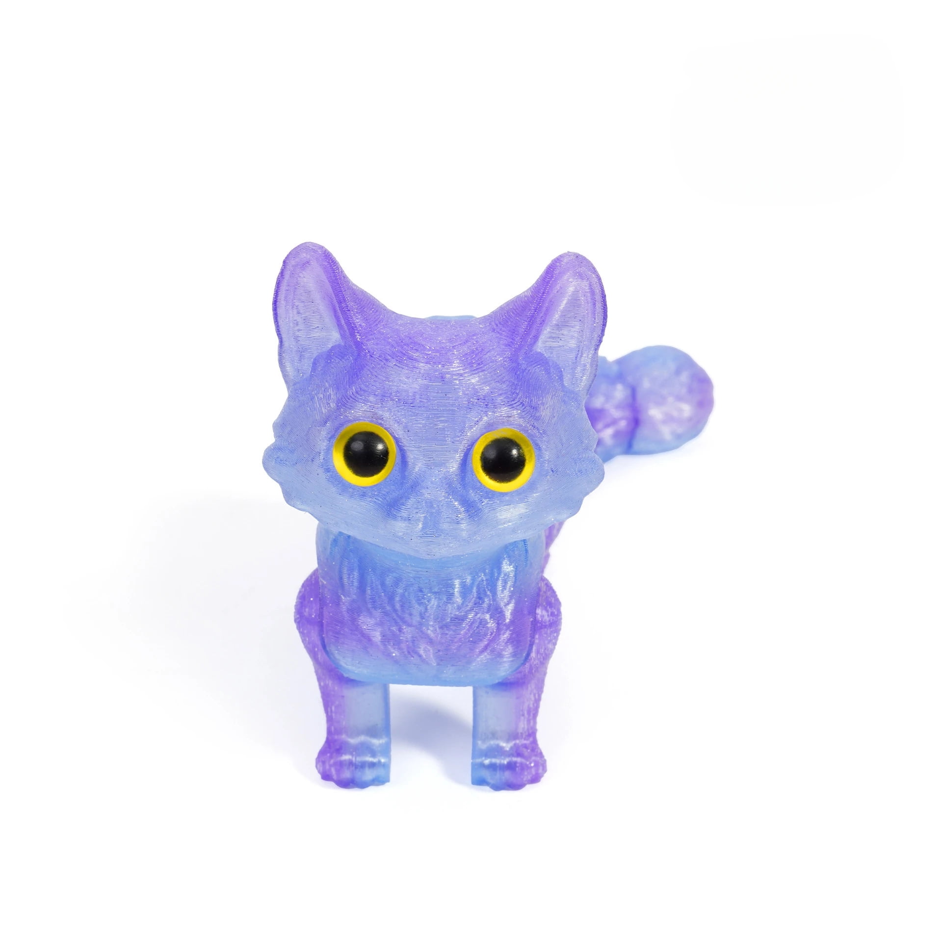 12/16cm 3D Printed Articulated Cute Cats Figurine Miniature Living Room ...