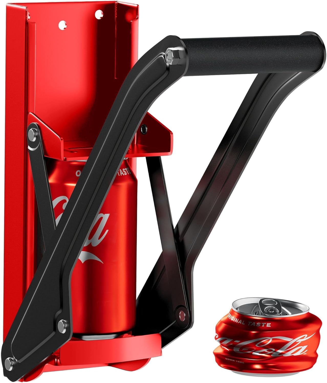12/16oz Aluminum Can Crusher, Heavy Duty Metal Wall Mounted Soda Beer ...