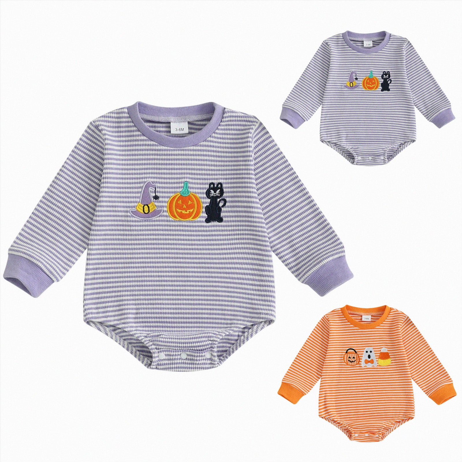 12-18 Months Preemie Baby Girls And Boys Halloween Long Sleeved Dress ...