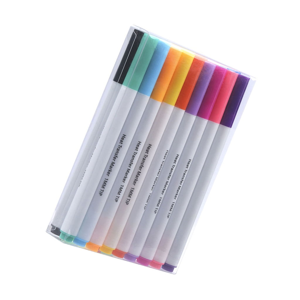 12/18Pcs Iron On Transfer Marker Fade 12/18 Color Fabric Marker for ...