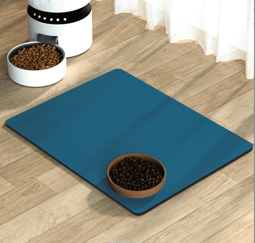 12"×19" Dog Food Mat-Absorbent Dog Mat for Food and Water, No Stains ...