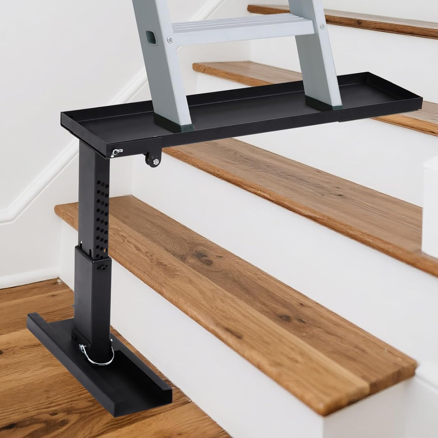 12”-19”Ladder Extender Pro,Foldable Heavy Duty Ladder Leveler, Ladder ...