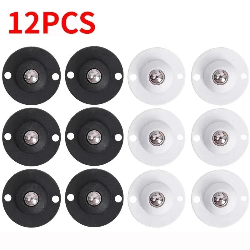 12/1PC Self Adhesive Caster Wheels Mini Swivel Wheels Stainless Steel ...