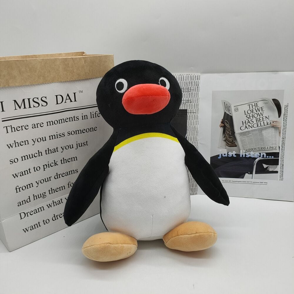 12.2" Pingu Penguin Plush Toy Anime Family Stuffed Animal Sofy Doll ...