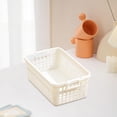 12.2" Polypropylene Storage Basket – Stackable, Handles for Easy Access ...