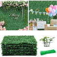 12 20"x20" Artificial Grass Wall Boxwood Hedge Wall Panels Artificial ...