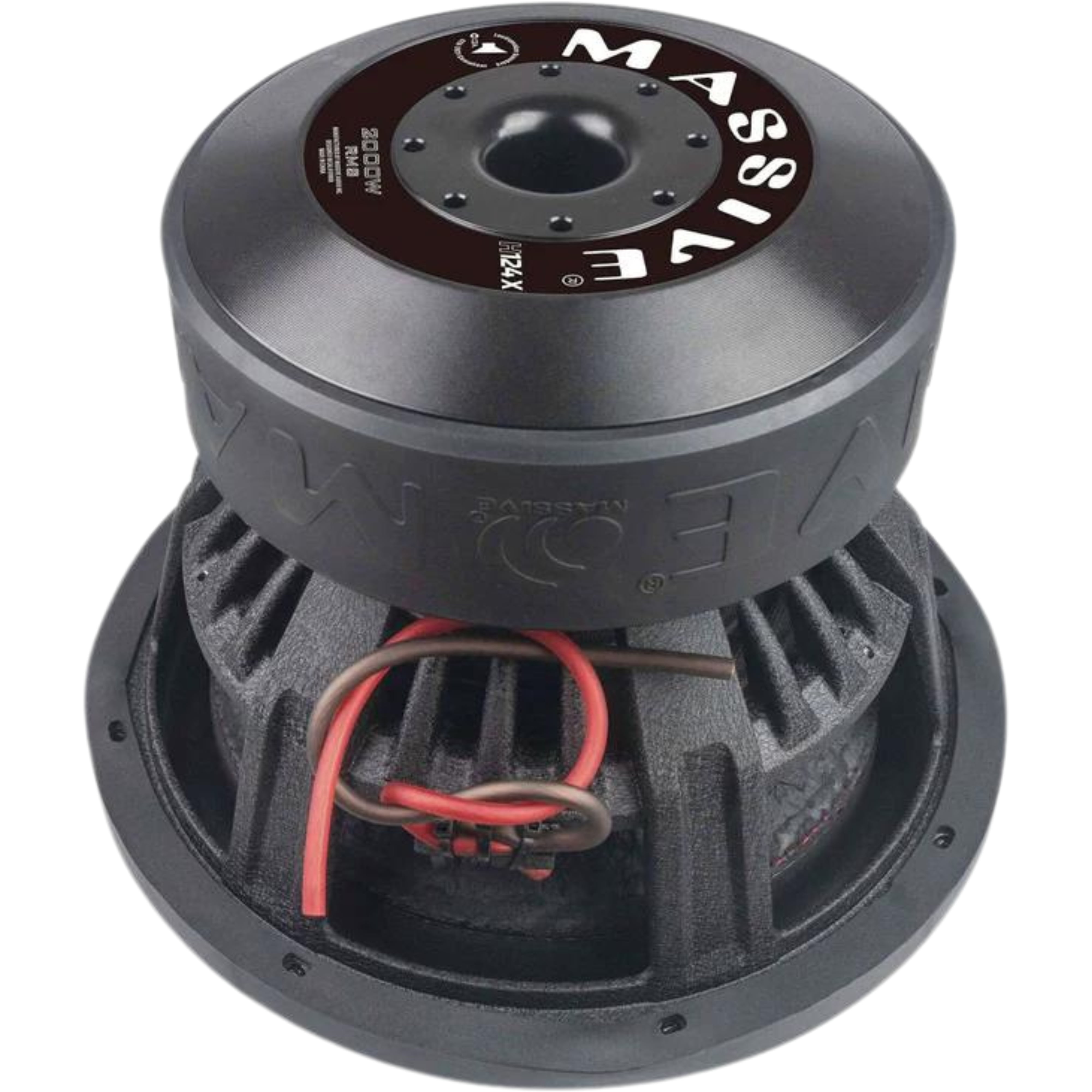 12" 2000W RMS 4-Ohm 3" DVC Mega Subwoofer Massive Audio HIPPO Series MA ...