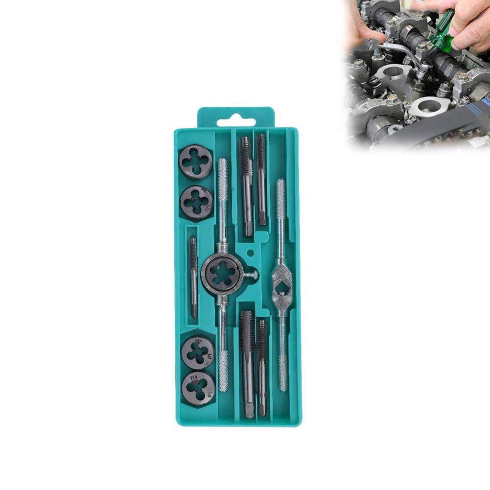 12/20Pcs Metric Tap and Die Set Kit Pro Multifunction Thread Cutter ...