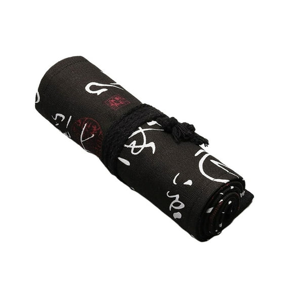 12/24/36/48/72 Holes Pencil Organizers Bag Canvas Pencil Wrap Pencil ...