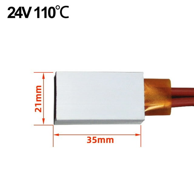 12/24/36/48V Heating Element Curlers Heater 80-220 Degrees Celsius Ceramic PTC Electric Heating ...