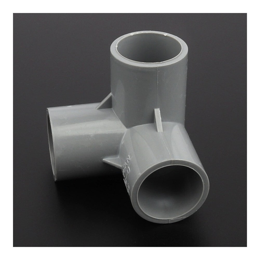 12/24/48pcs 32mm PVC Tee Connector Stereoscopic Aquarium Tank Drip ...