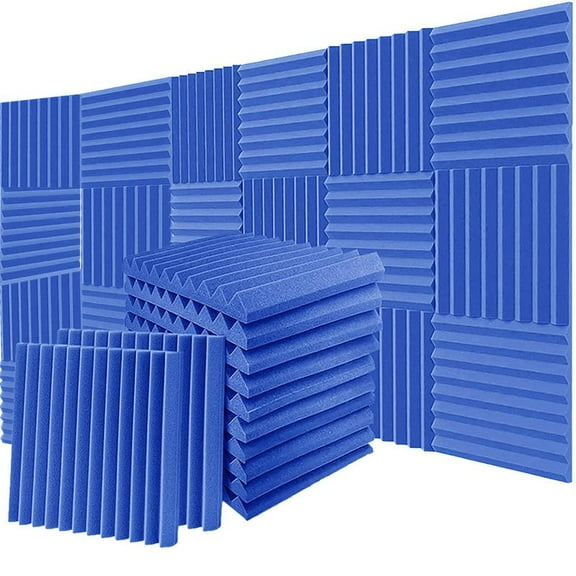 50 Pack Acoustic Foam Panels 1" x 12" x 12" Sound Proof Foam Panles ...