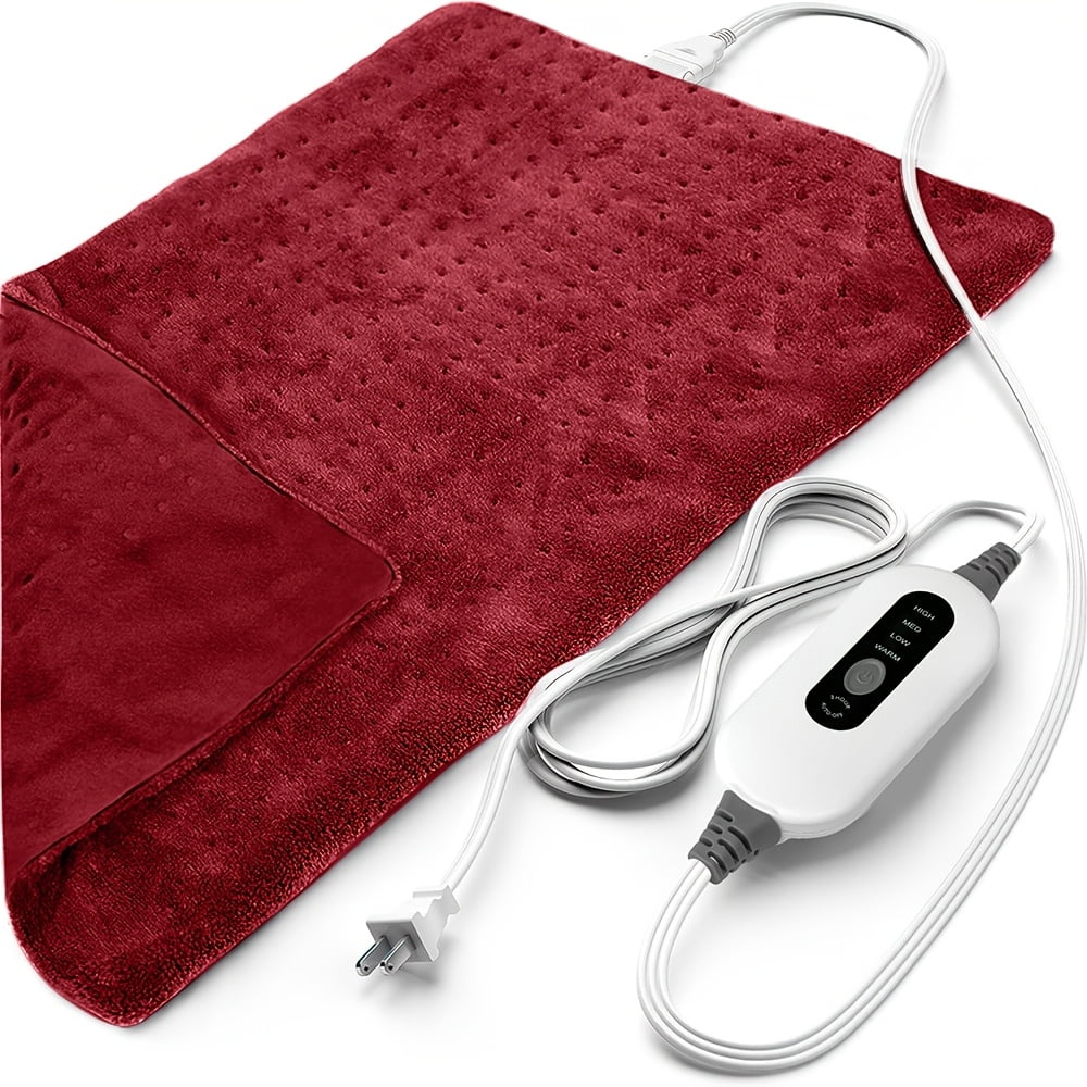 12×24" Extra Large Electric Heating Pad - 4 Settings Up to 150°F, Auto ...