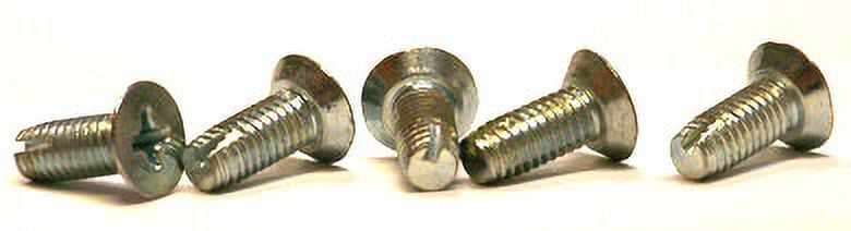 12-24 x 1/2" Type 1 Thread Cutting Screws / Phillips / Flat Undercut ...