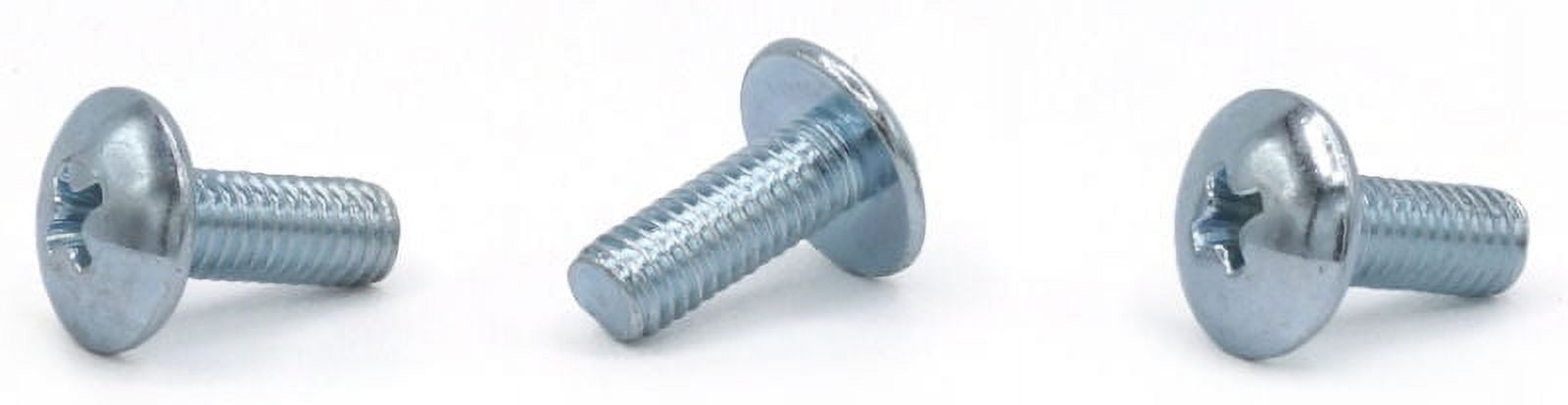 12-24 x 5/8" Machine Screws / Phillips / Truss Head / Steel / Zinc ...