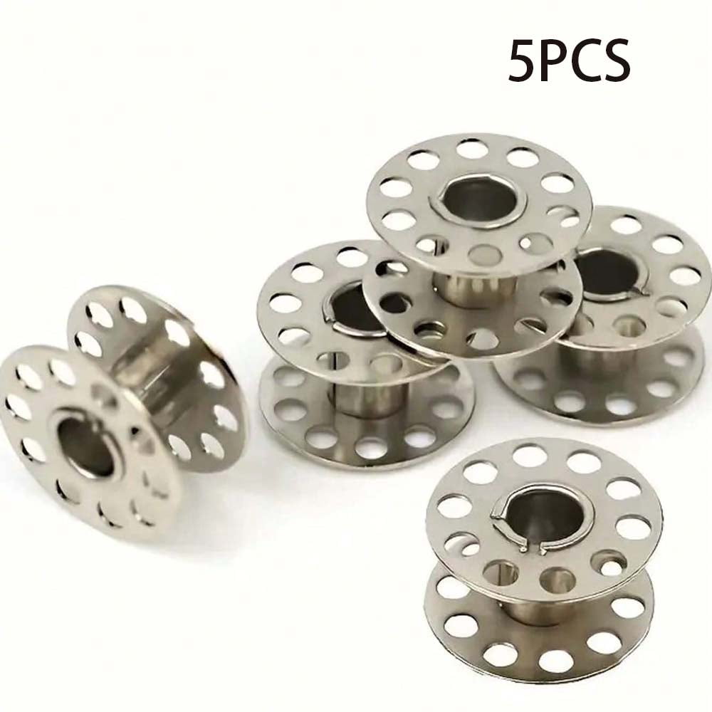 12/24PCS Stainless Steel Sewing Machine Bobbins - Durable Metal ...