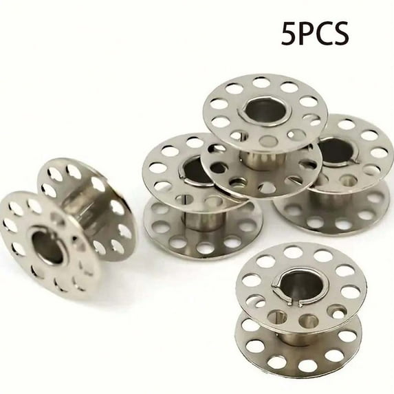 12/24PCS Stainless Steel Sewing Machine Bobbins - Durable Metal ...