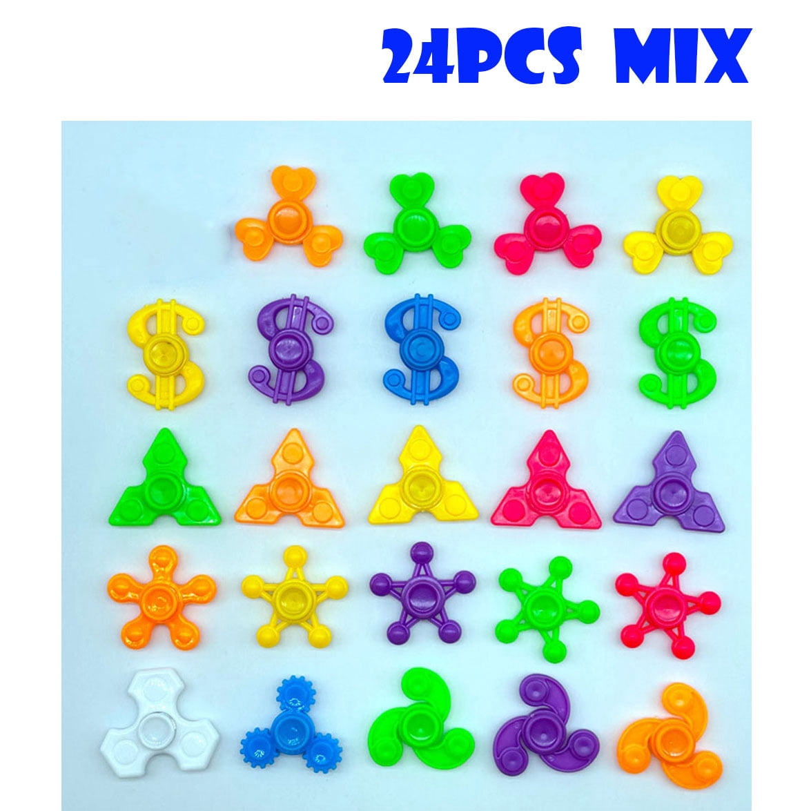 12/24PCS for Kids Boys Girls Random Mini Finger Gyro Toys Fidget ...