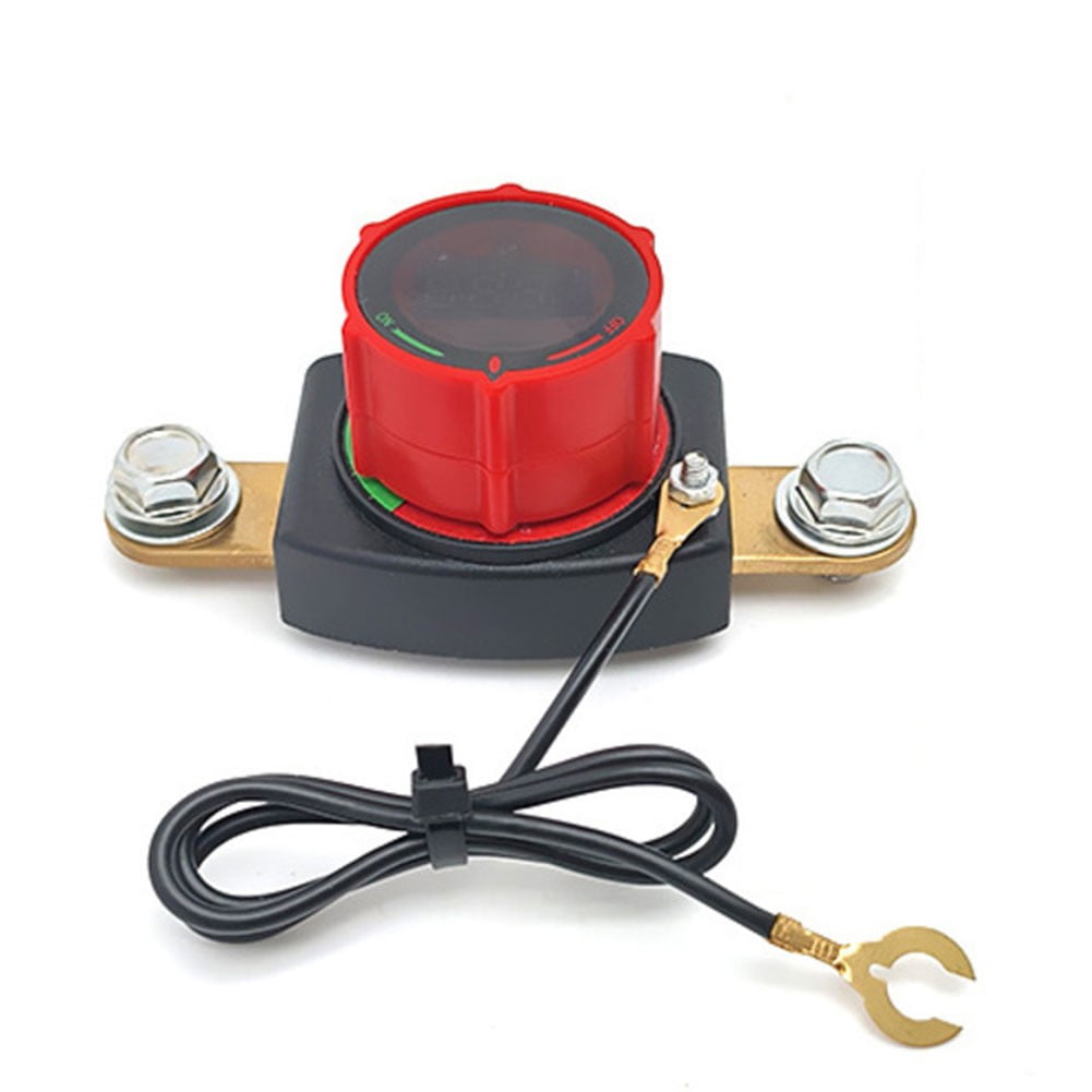 12-24V Car Isolator Disconnect Rotary Switch Voltmeter Power Off Main ...