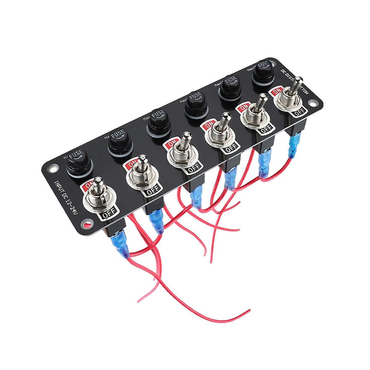 12/24V Car Panel Multi Switch Panel Switch Power Control Universal ...