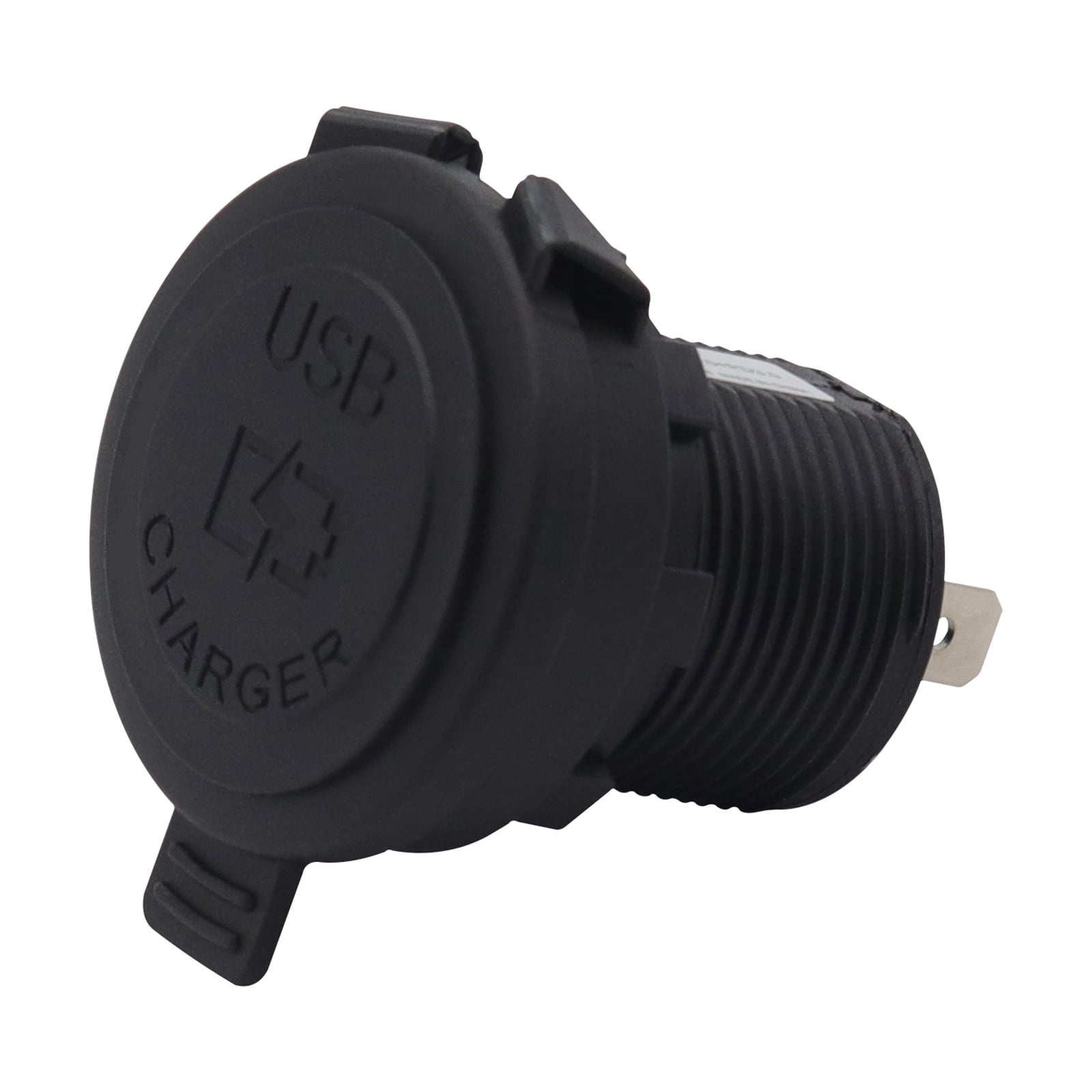 12-24V Car Phone Charging Adapter Socket Double Port USB Power Outlet ...