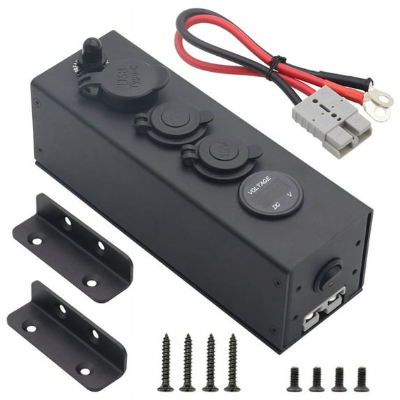 12/24V Distribution Panel Multi-Function Box Lighter Usb for Anderson ...