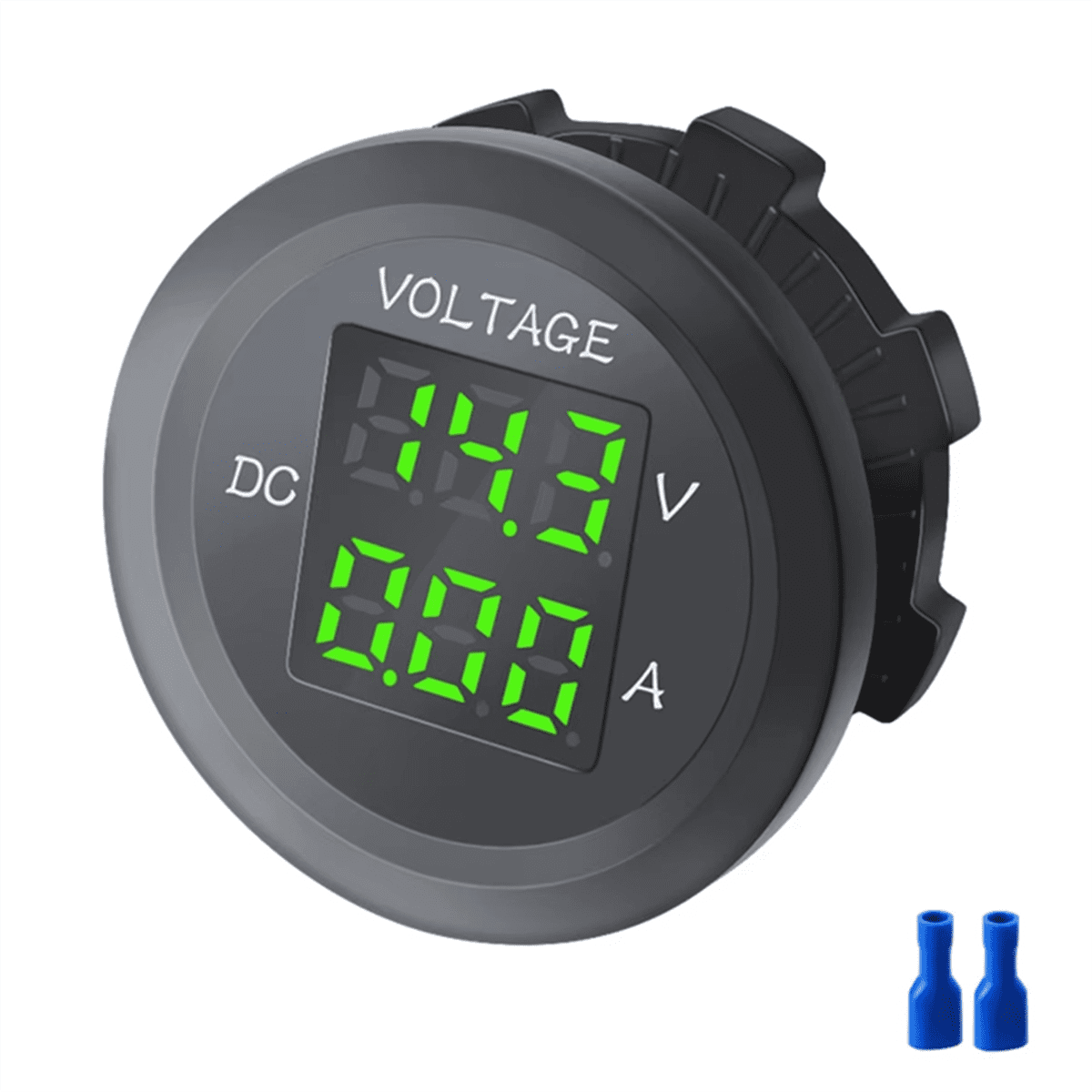 12-24V Instrument Waterproof Voltage VA ThreeDigit Round LED Panel ...