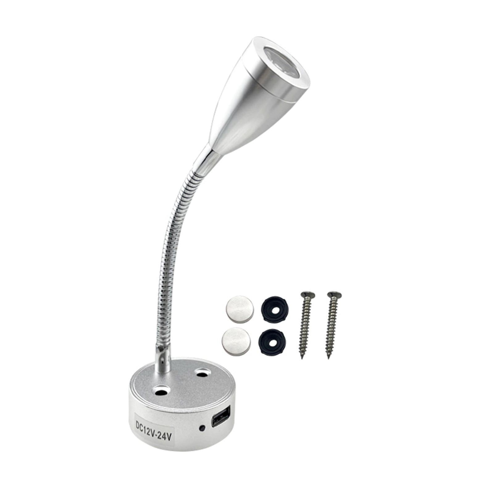 12-24V LED Lamp Reading Wall Lamp Touchs Switchs Boat Wall Light Low ...
