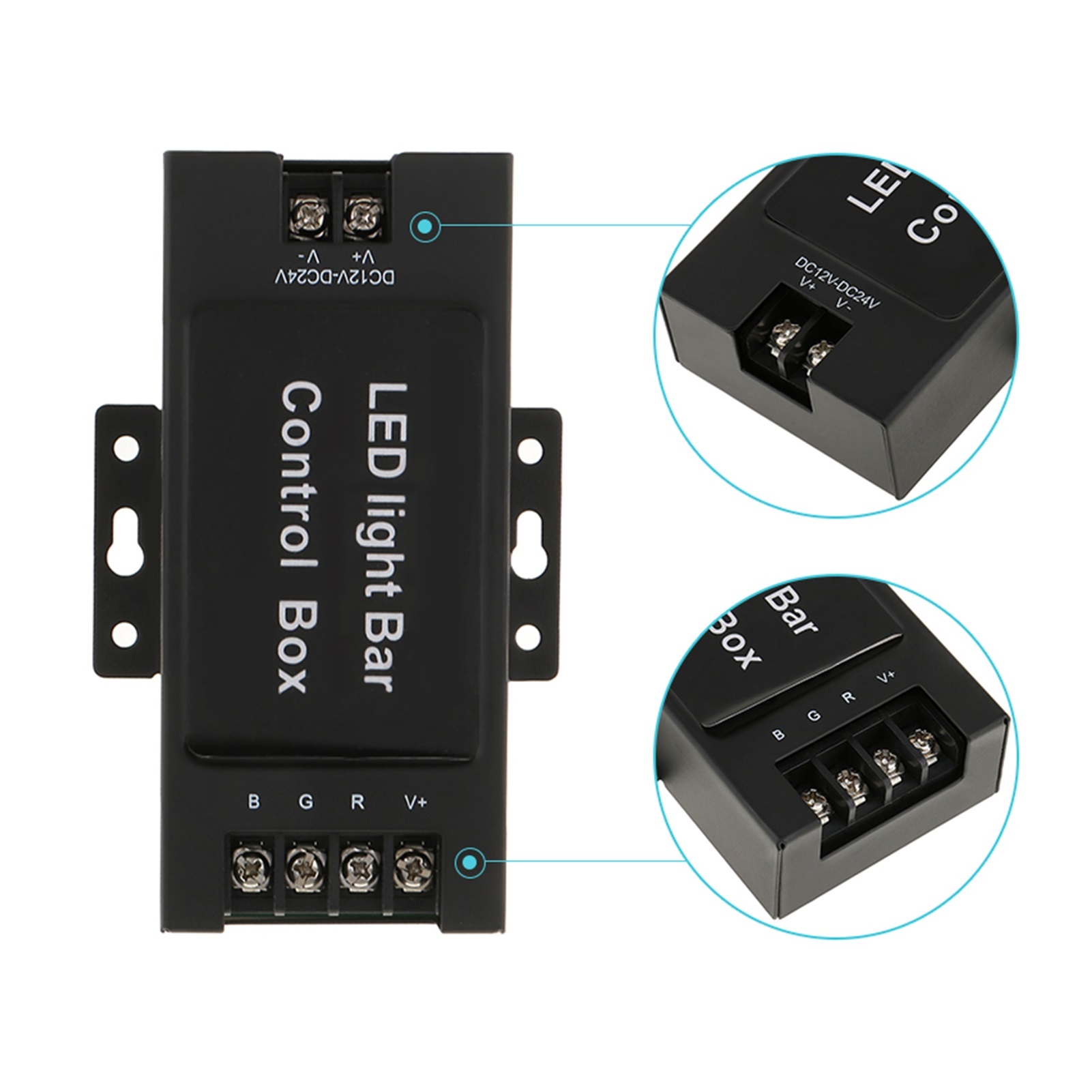 12-24V LED Light Bar Battery Control Box & Wireless Remote ForCar Work ...