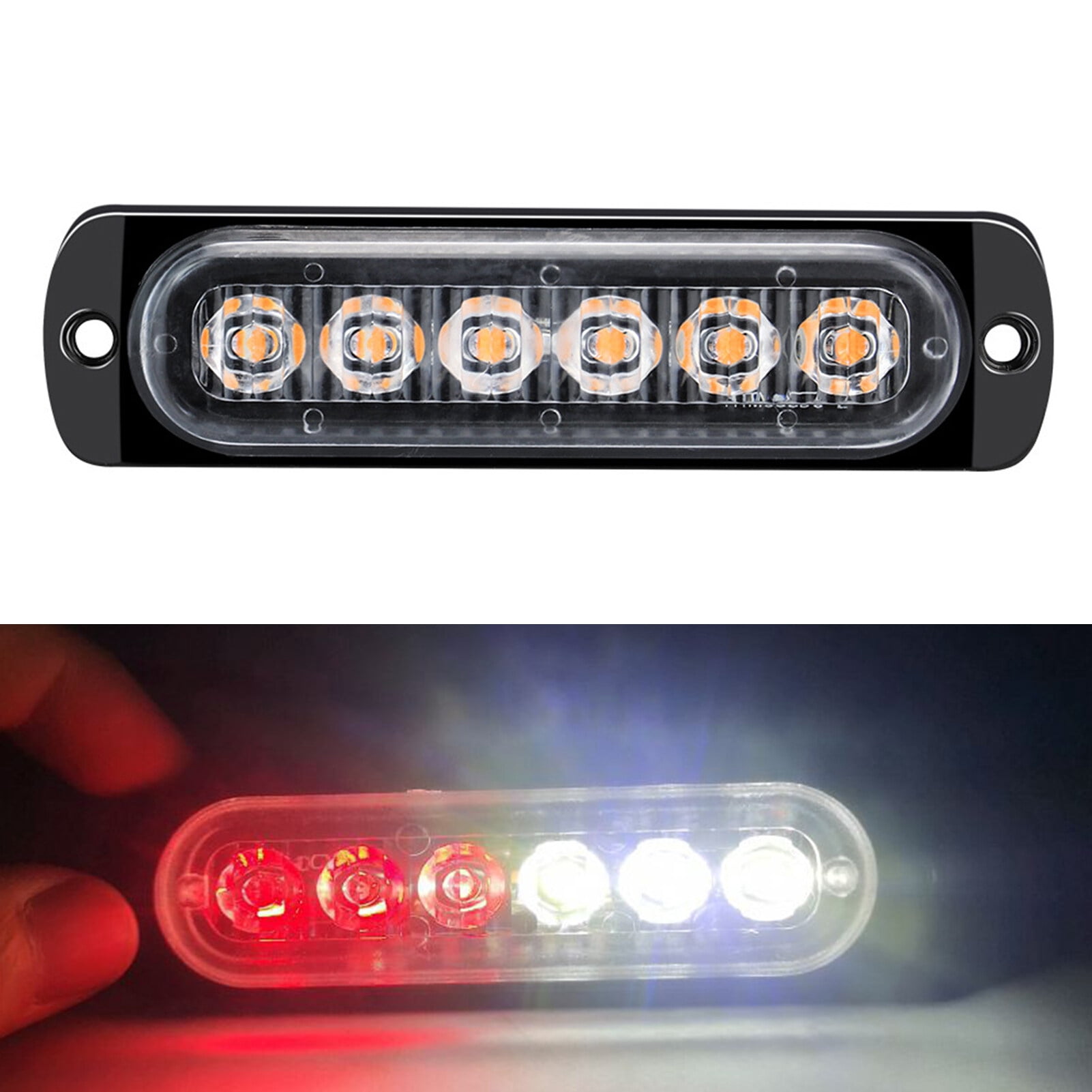 12-24V LED Strobe Warning Lights Warning Emergency Flashing Lights ...