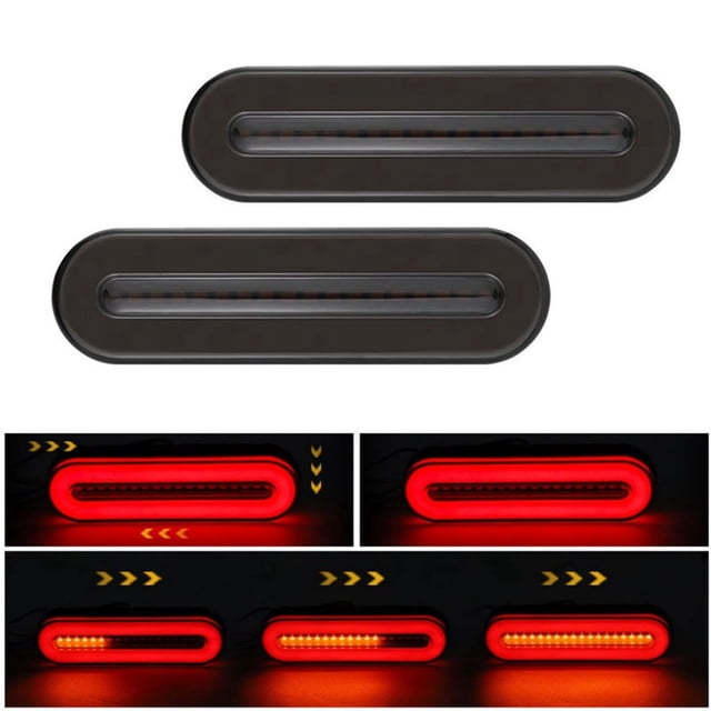 12-24V Waterproof Truck LED Tail Light Rear Lamp Stop Reverse Indicator ...