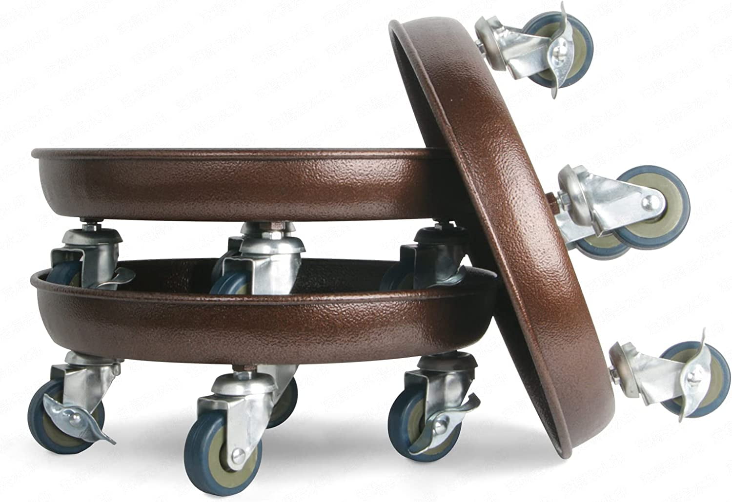 12" 2Pack Metal Plant Caddy with Wheels - Durable & Heavy Duty, Plant ...