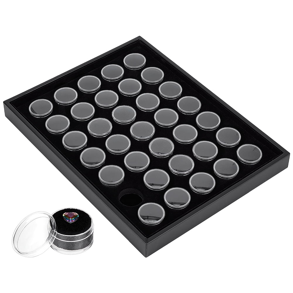 12.2x9.4 Inch Jewelry Display Case Acrylic Gemstone Display Boxes ...