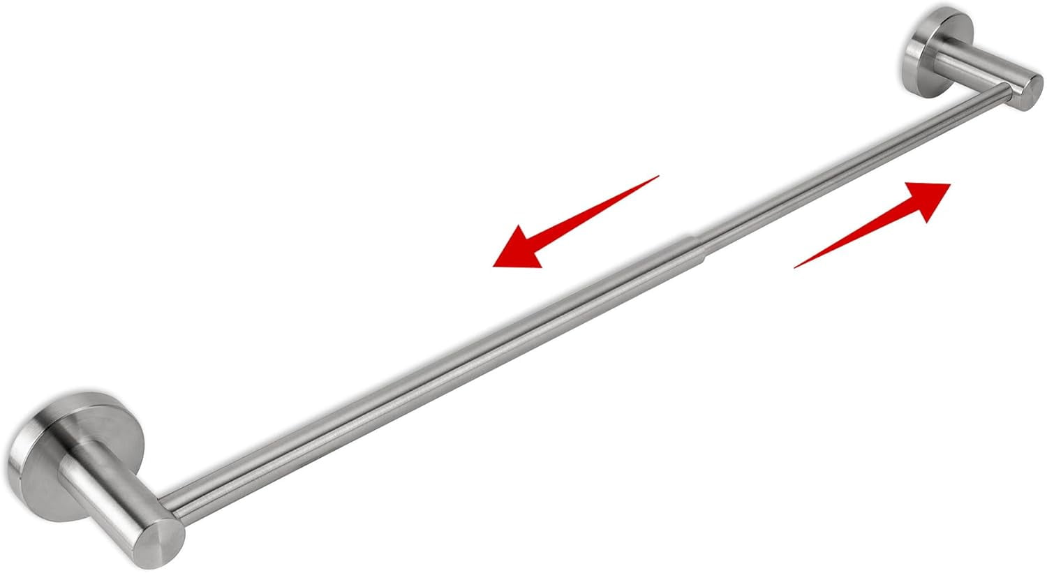 12.3-23.1 Inch Adjustable Towel Bar - Bath Towel Rack with SUS 304 ...