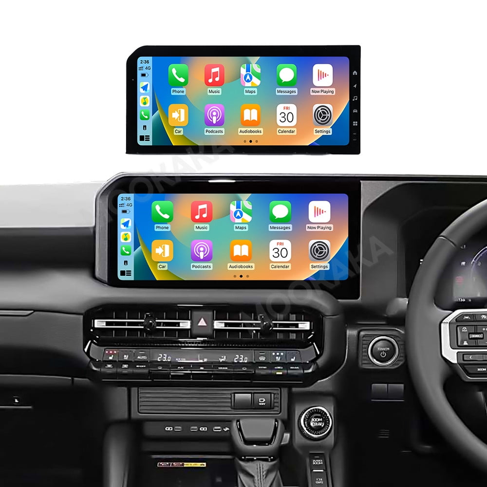 12.3" Smart Display Radio Audio Media Player for Toyota Prado 2024 ...