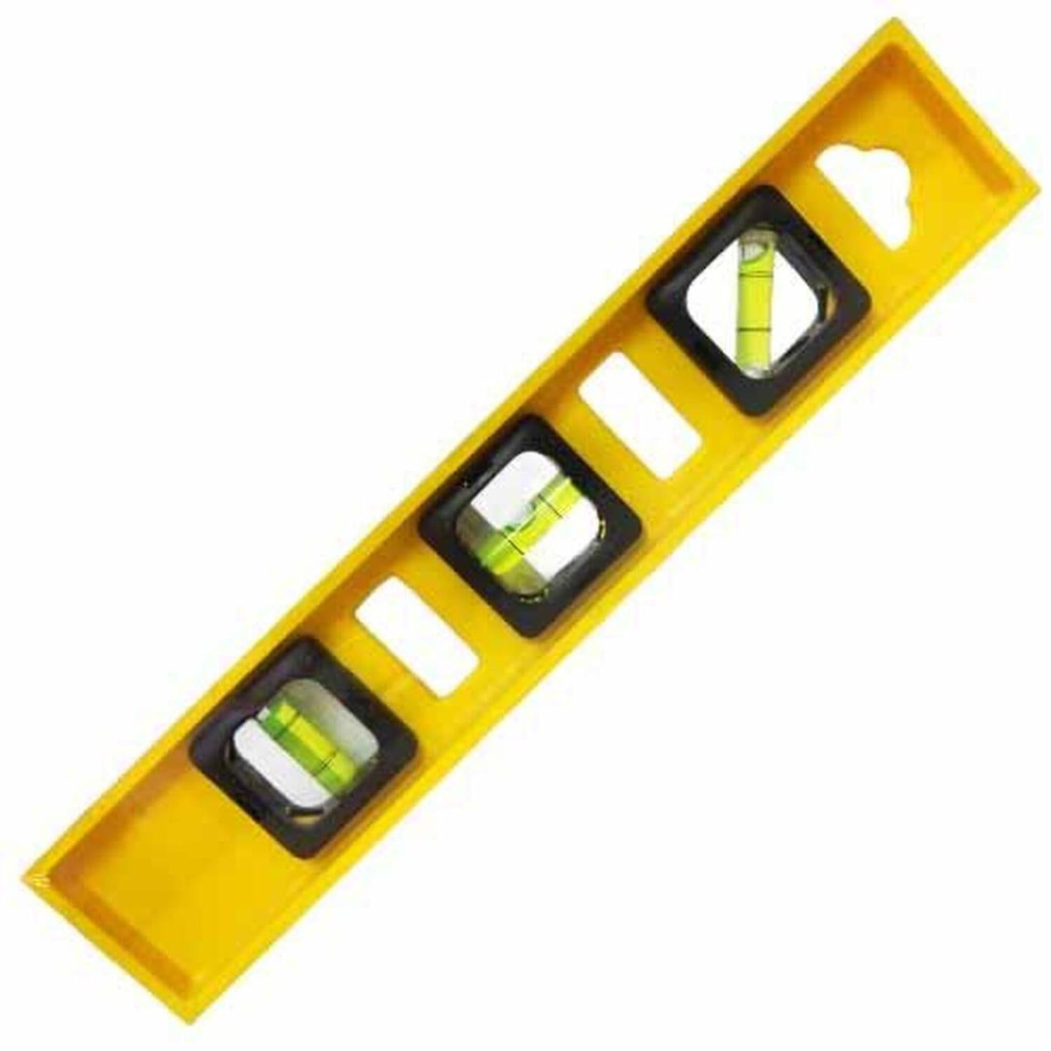 12 - 3 Vial Level - 1 Foot Long Ruled Edge for Accurate Measurements ...