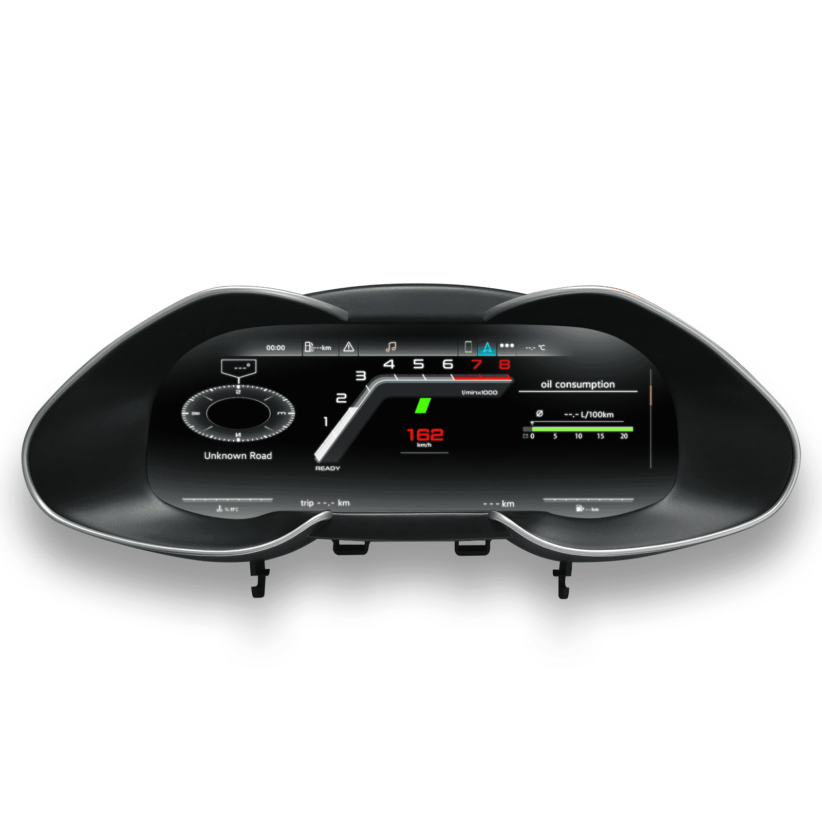 12.3 inch Digital Dash Instrument Cluster for Audi R8 Pa Platform 2007 ...