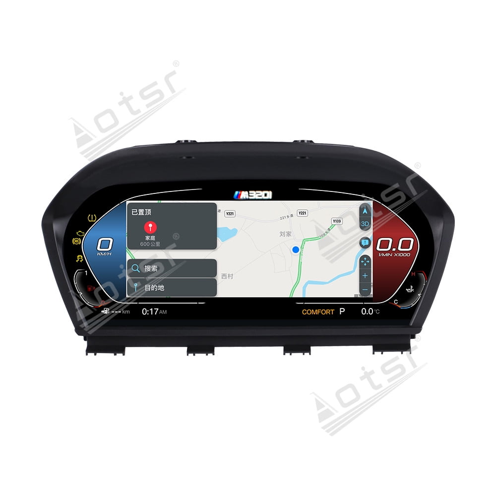 12.3 inch Digital Dash Instrument Cluster for BMW 3 Series E90 E91 E92 ...