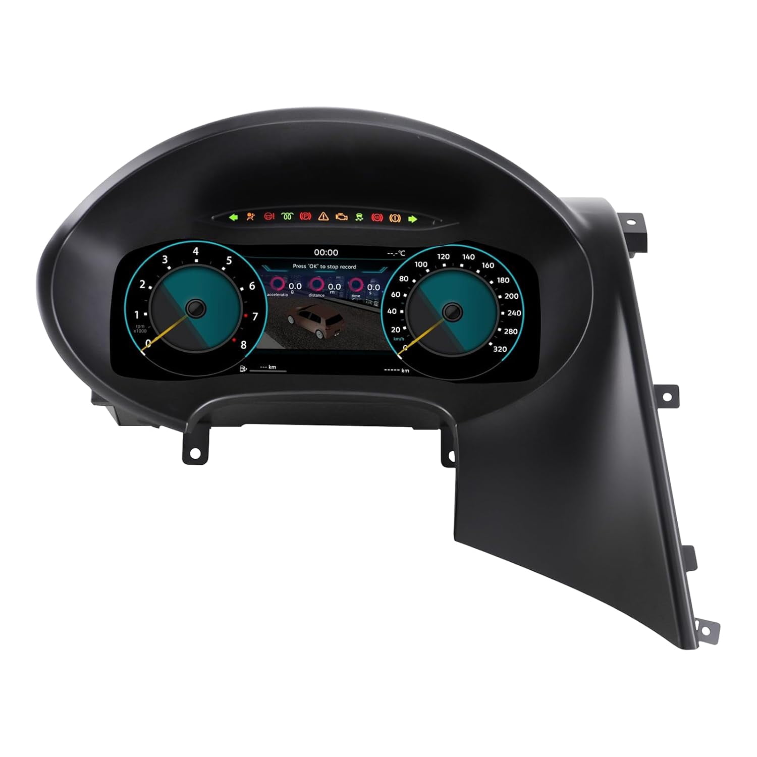 12.3 inch Digital Dash Instrument Cluster for Seat Leon 2009-2012 Years ...